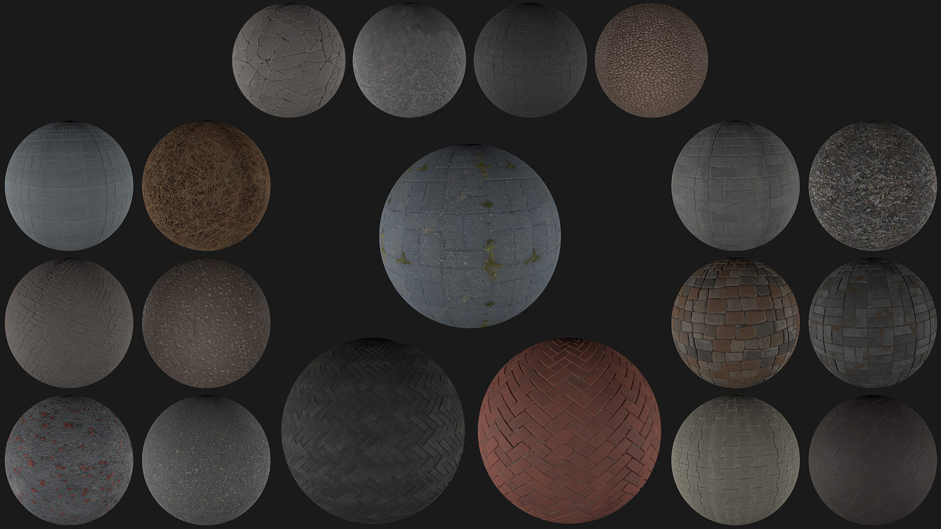 Photorealistic Textures and Materials of The Road Model - 3D Texture by bolenochek