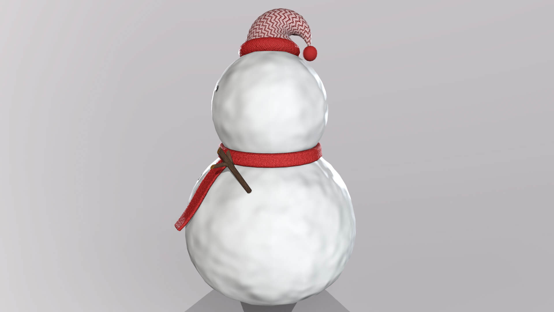 Snowman - 3D Model by bolenochek