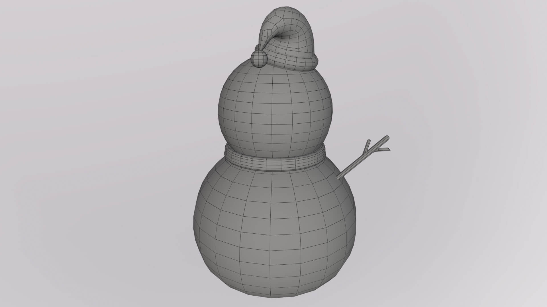 Snowman - 3D Model by bolenochek