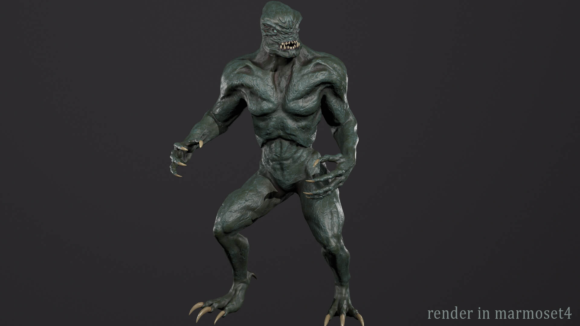 Alien Monster - 3D Model by Bolto
