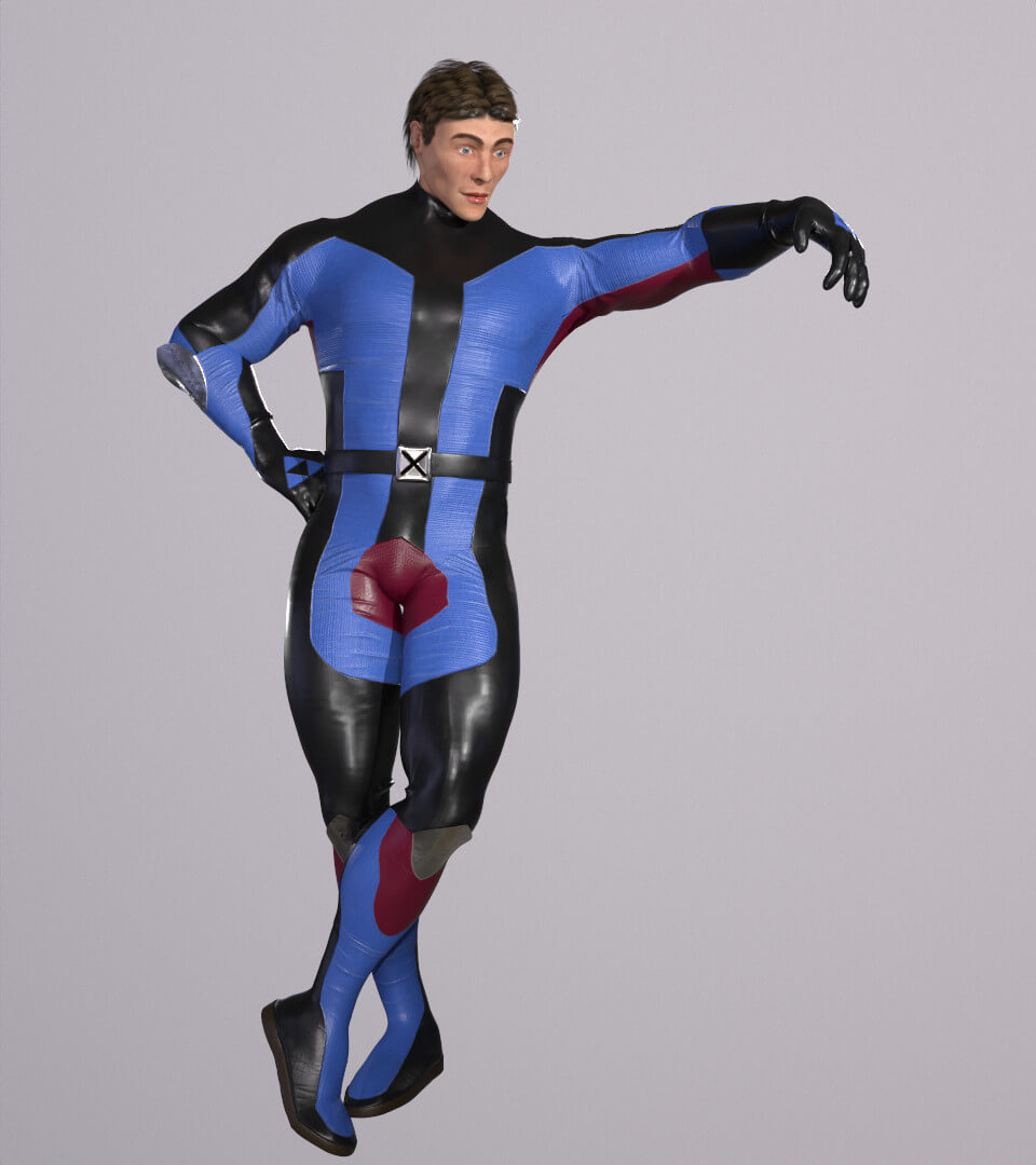 Superhero - Free 3D Model by Bolto