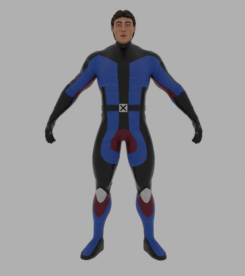 Superhero - Free 3D Model by Bolto