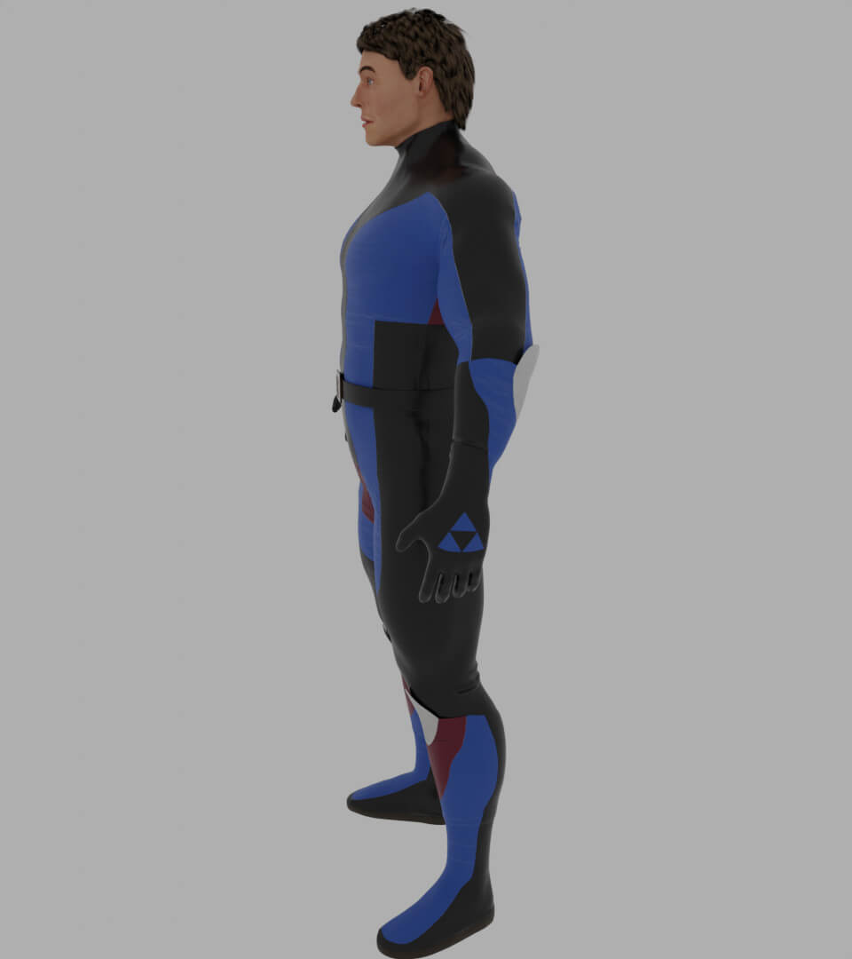 Superhero - Free 3D Model by Bolto
