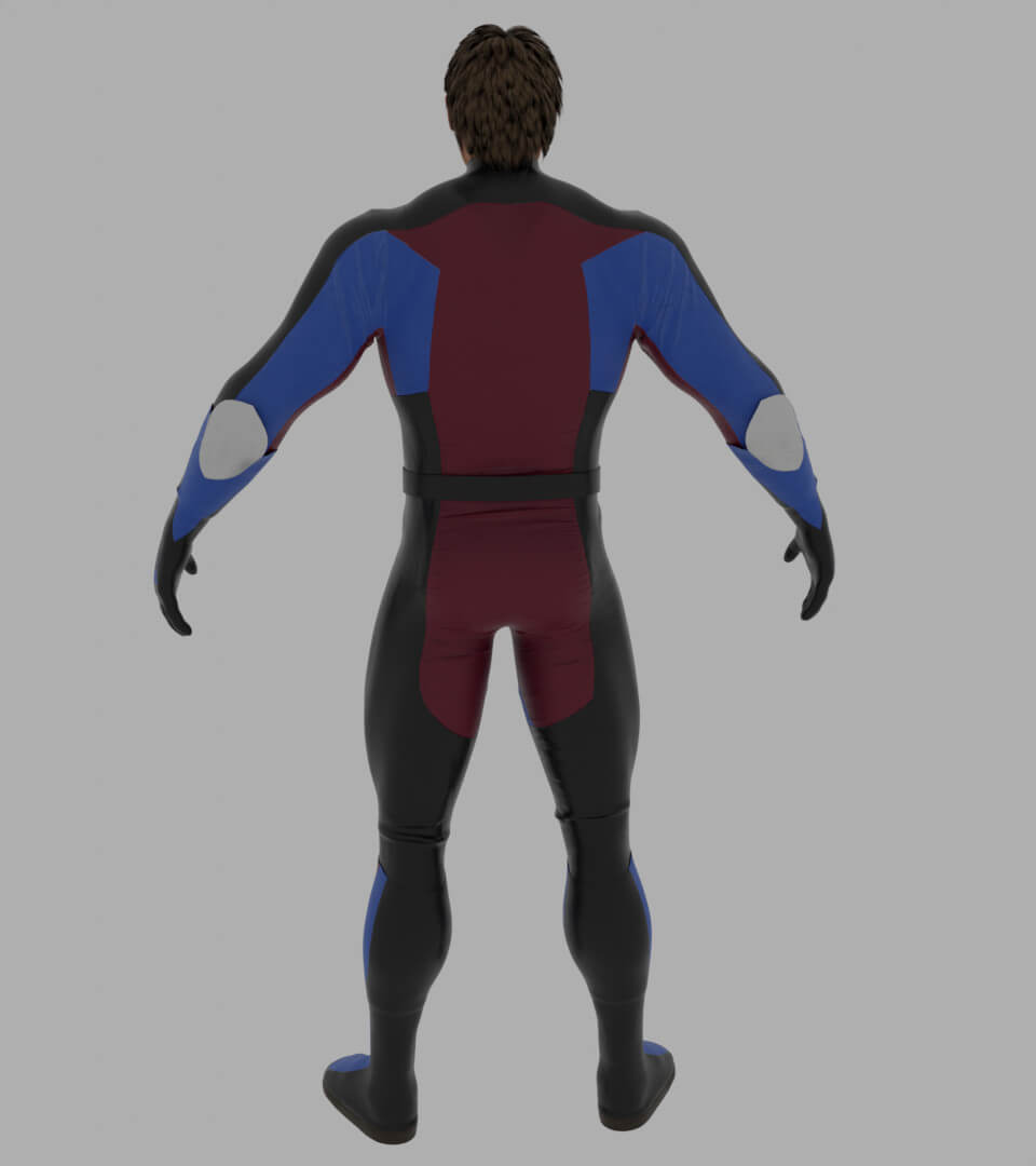 Superhero - Free 3D Model by Bolto