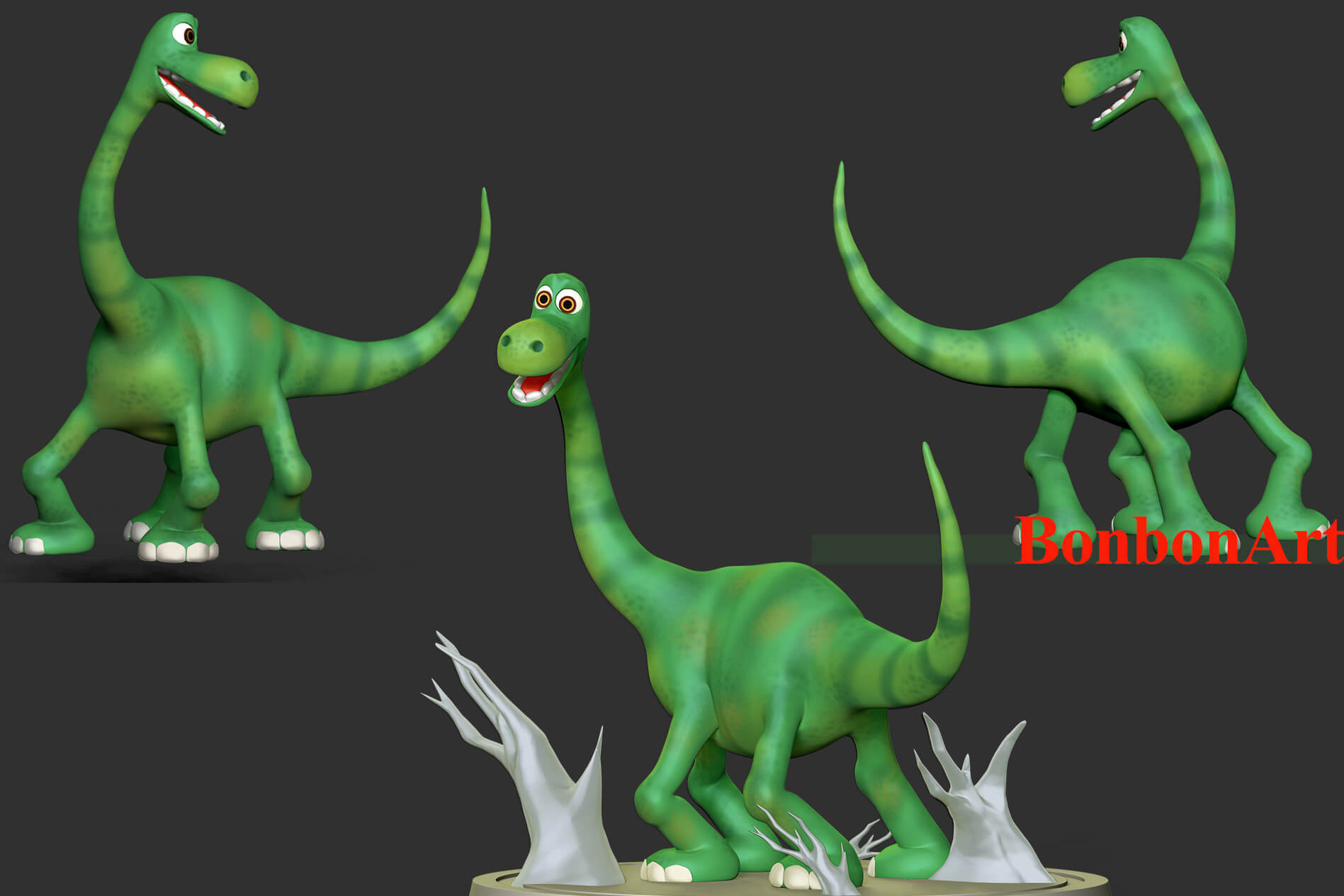 Alro - The Good Dinosaur 3D Model by Bon Bon Art
