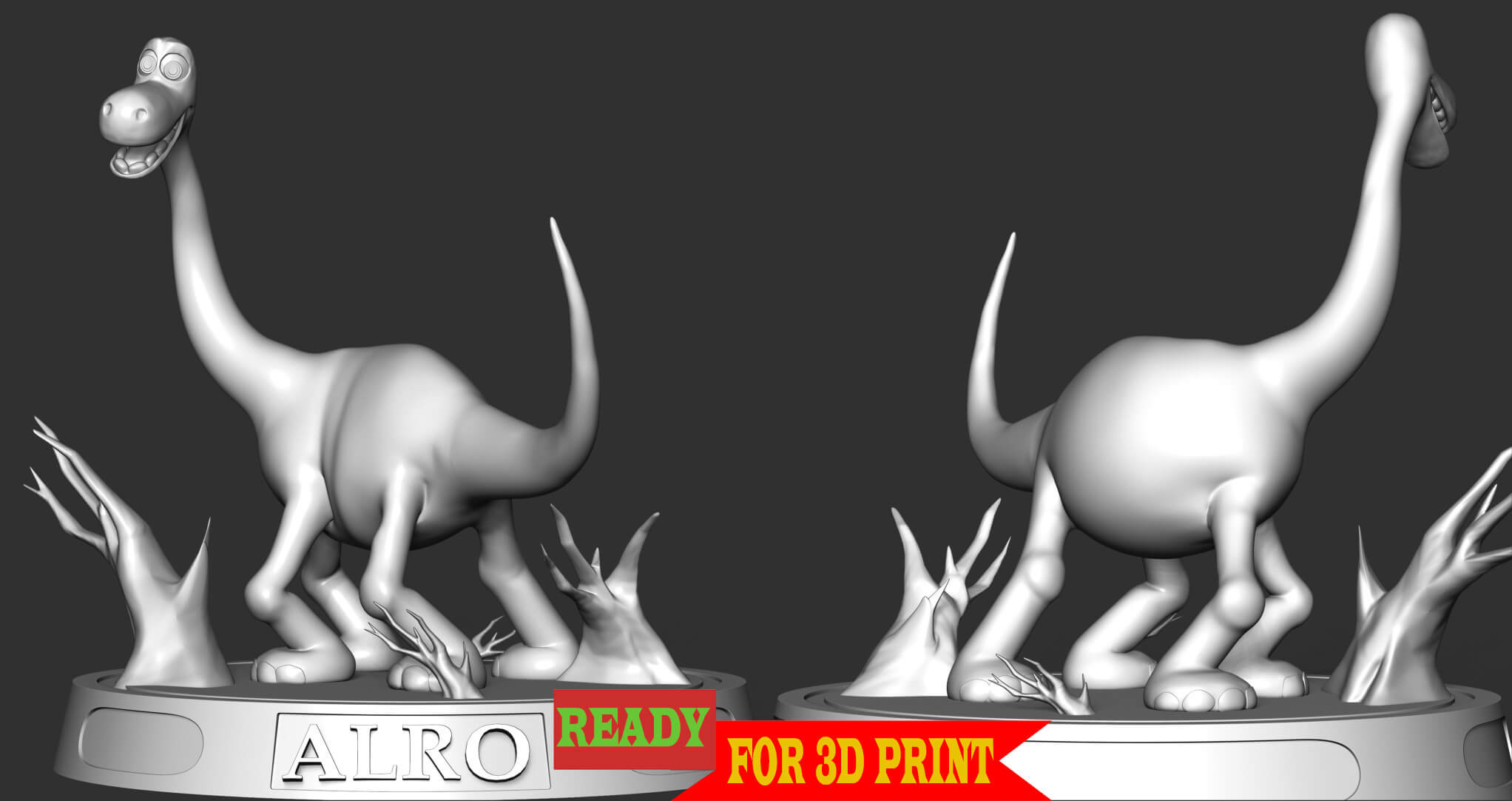 Alro - The Good Dinosaur 3D Model by Bon Bon Art
