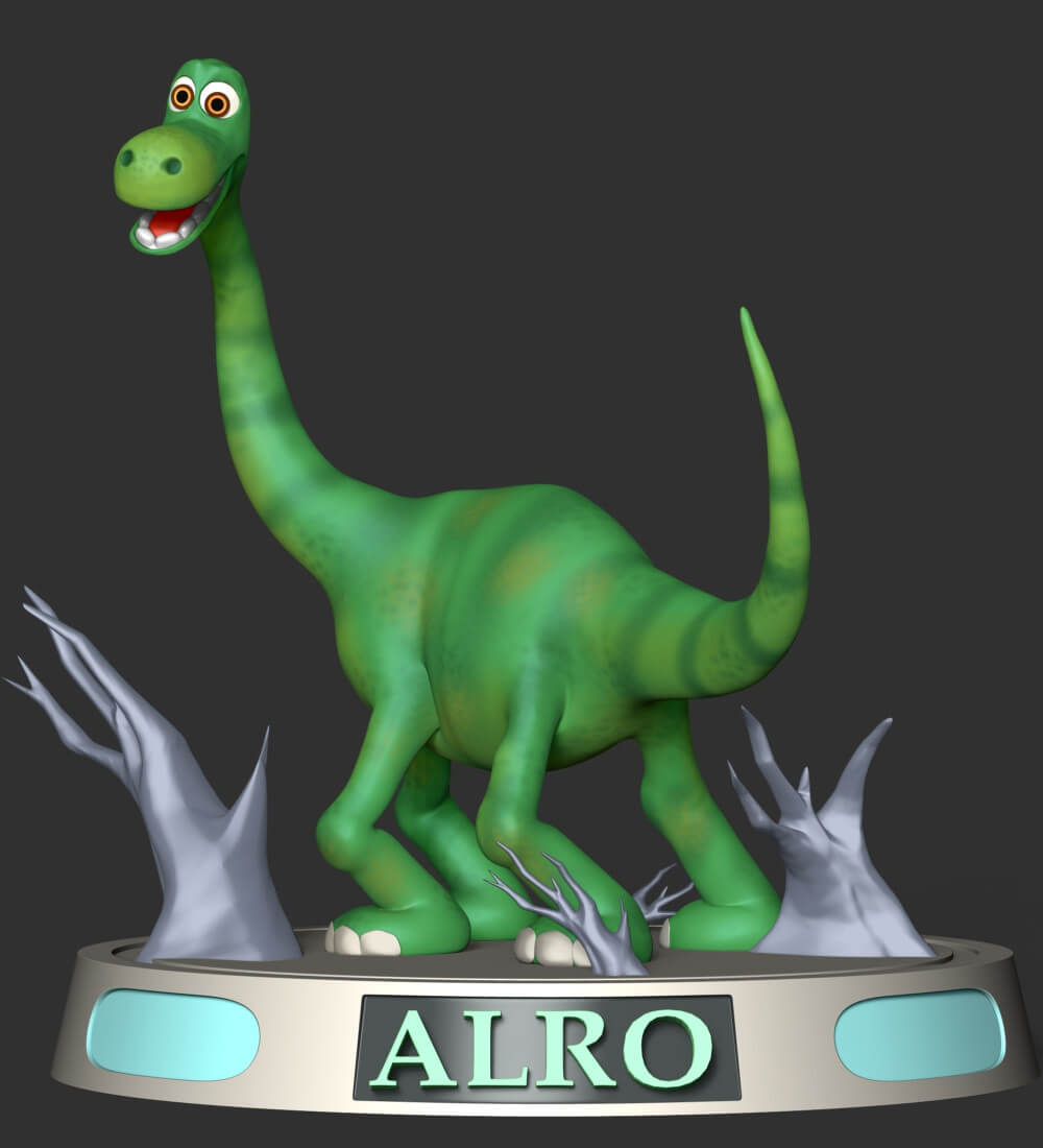 Alro - The Good Dinosaur 3D Model by Bon Bon Art