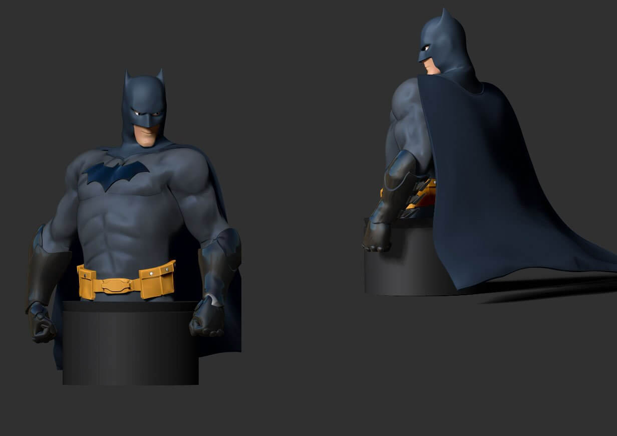 Batman Bust - 3D Model by Bon Bon Art