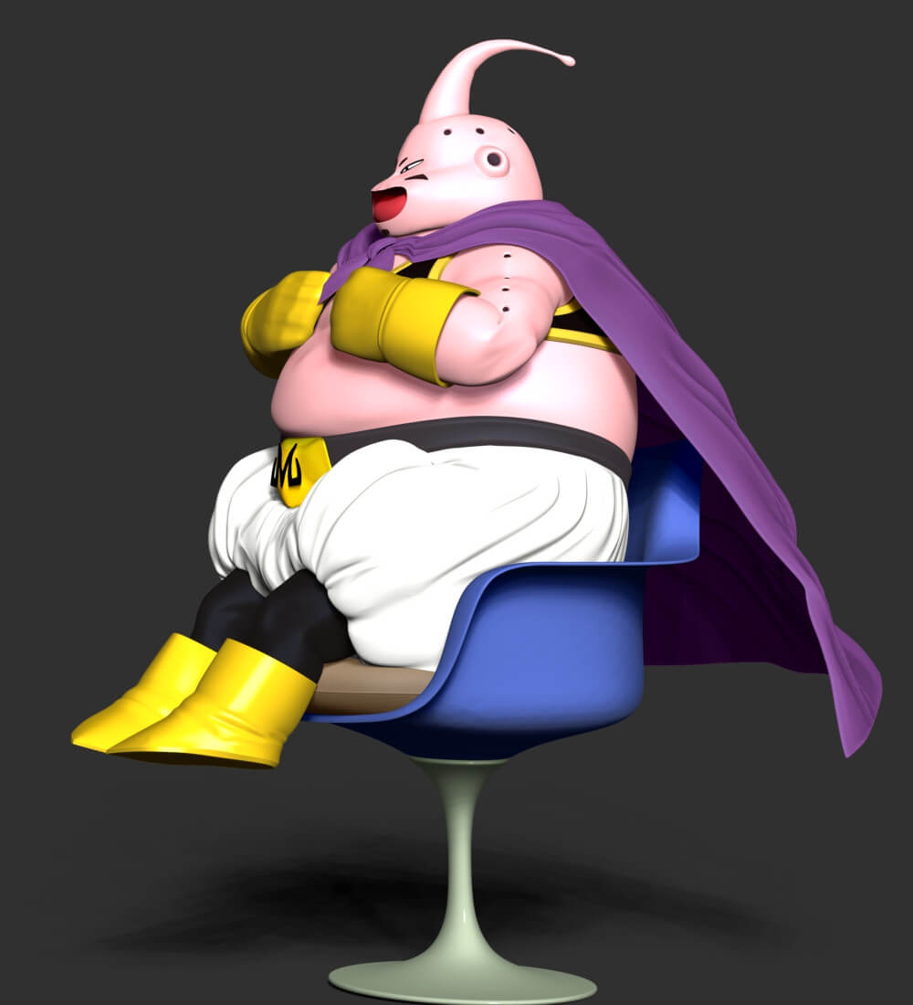Buu - Dragon Ball Fanart 3D Model by Bon Bon Art