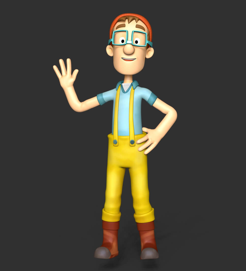 Captain Turbot - PAW Patrol 3D Model by Bon Bon Art