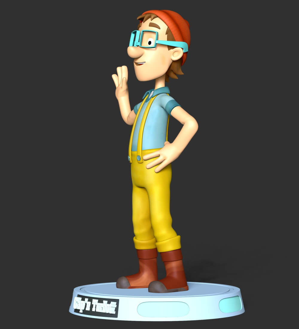 Captain Turbot - PAW Patrol 3D Model by Bon Bon Art