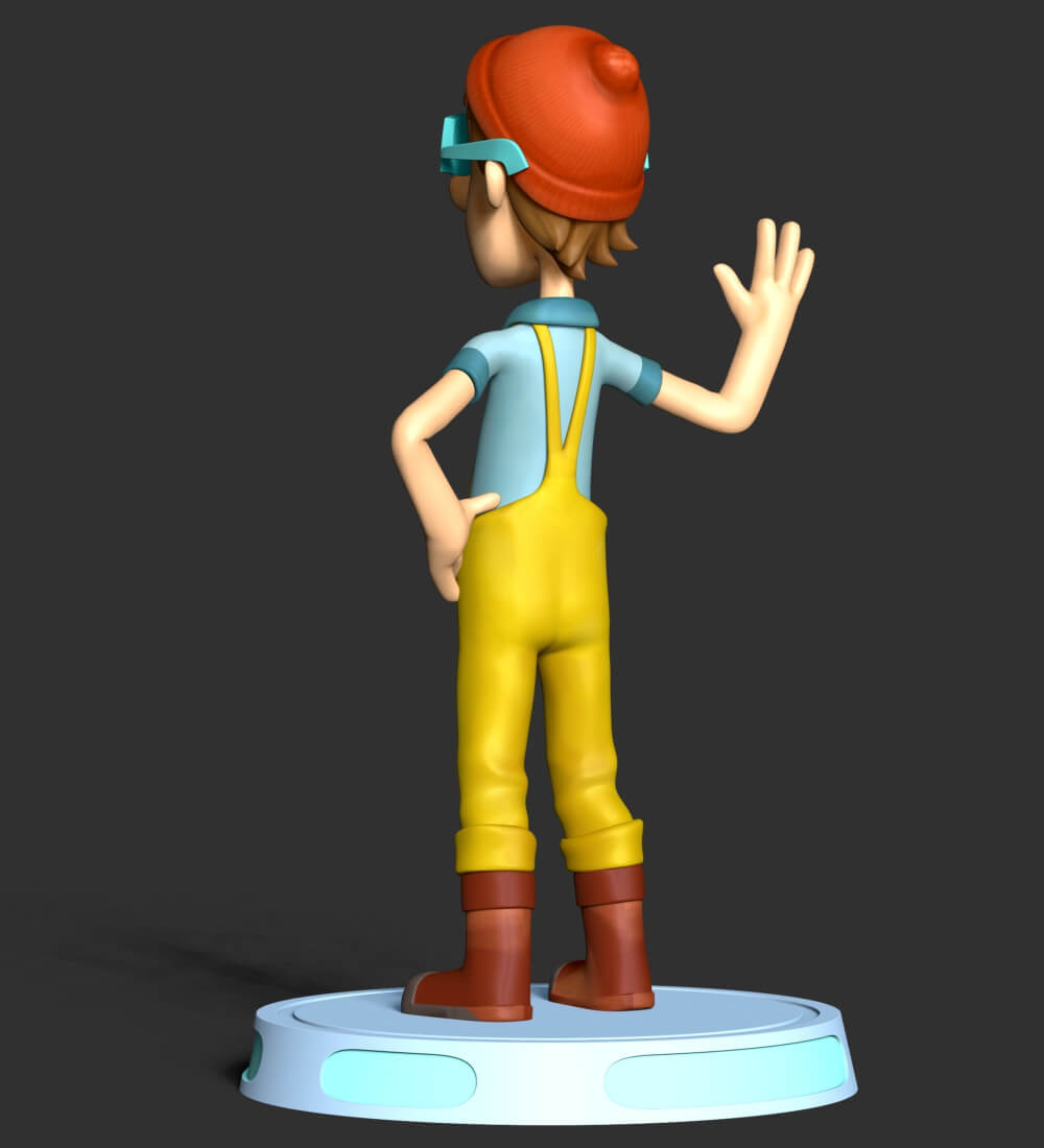 Captain Turbot - PAW Patrol 3D Model by Bon Bon Art