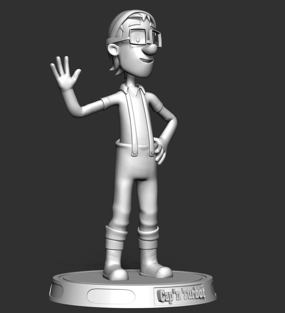 Captain Turbot - PAW Patrol 3D Model by Bon Bon Art