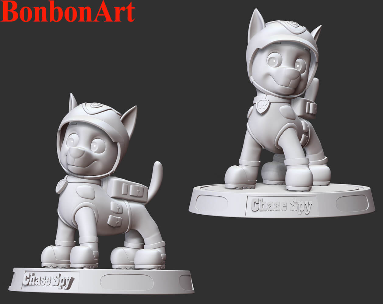 Chase Spy - 3D Model by Bon Bon Art