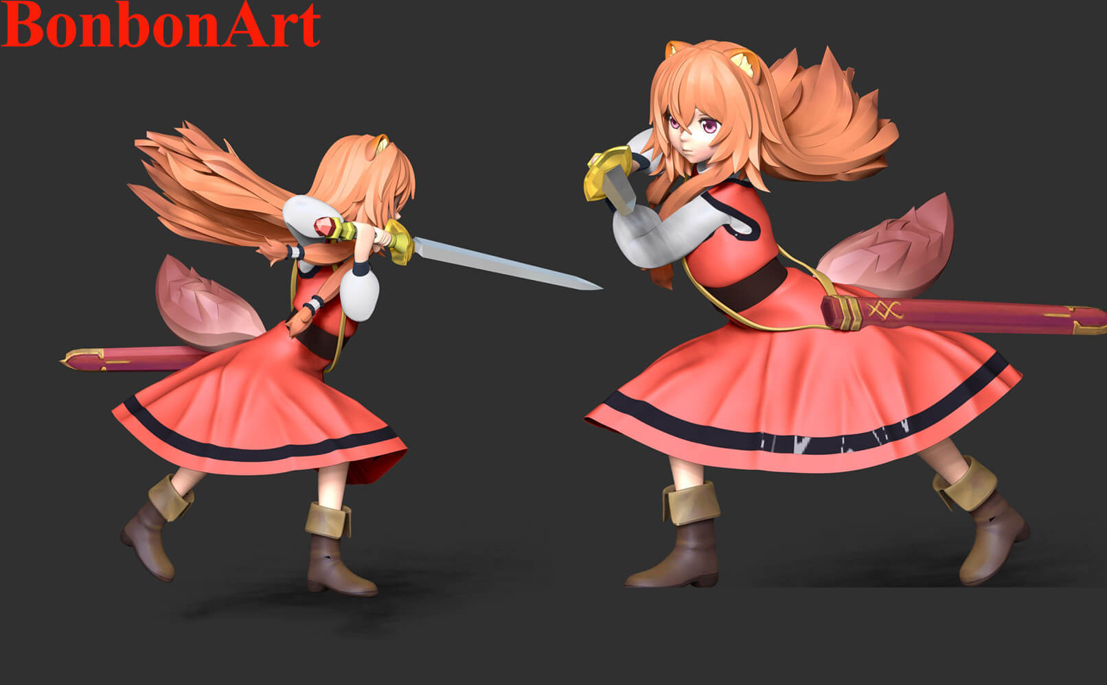Child Raphtalia - Trotsh 3D Model by Bon Bon Art