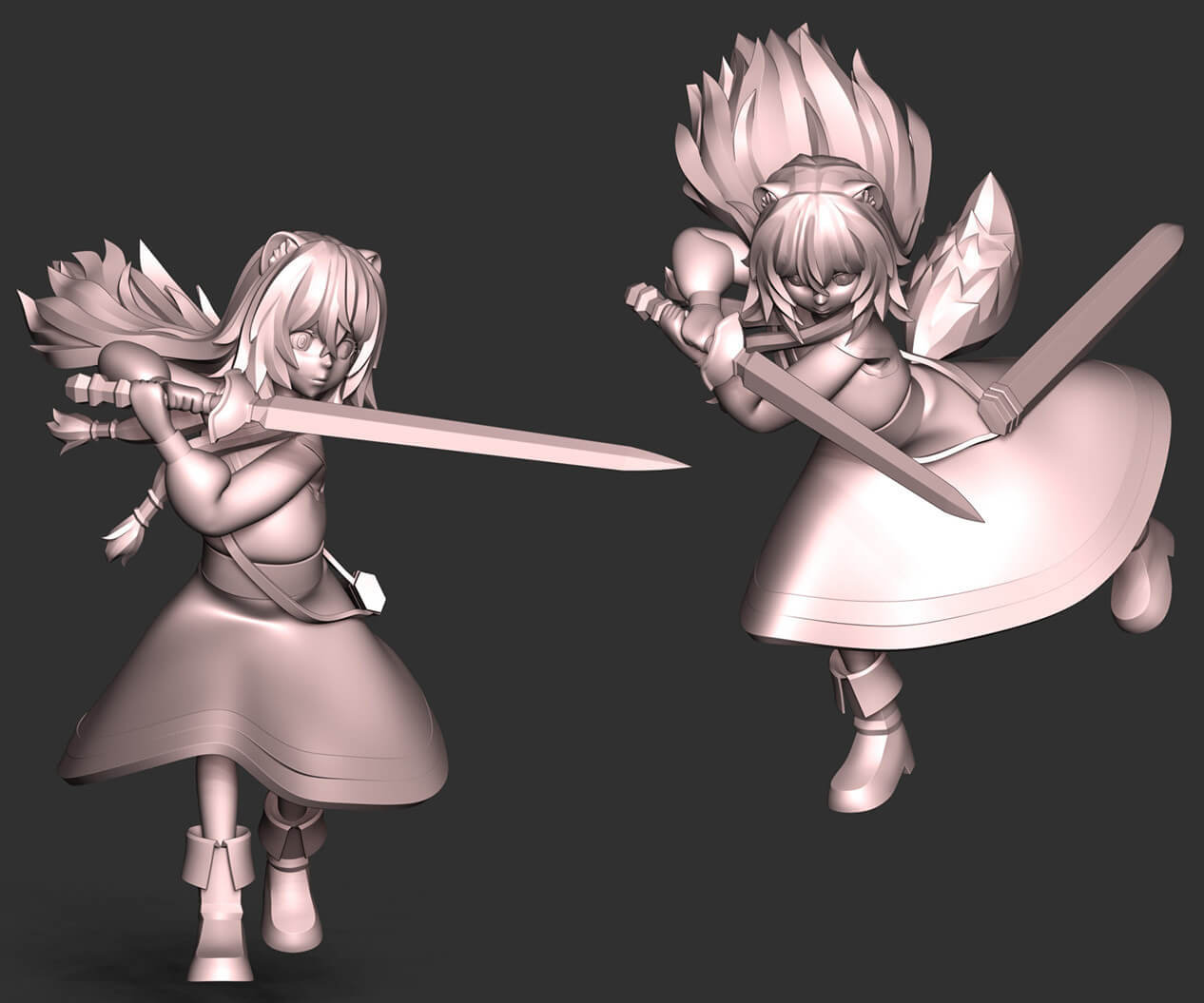 Child Raphtalia - Trotsh 3D Model by Bon Bon Art