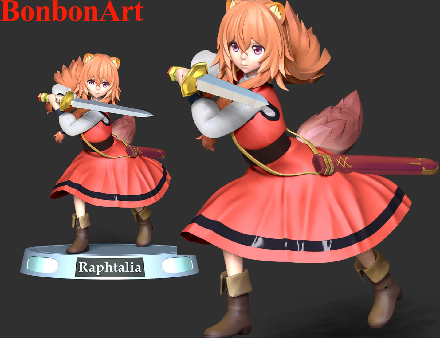 Child Raphtalia - Trotsh 3D Model by Bon Bon Art