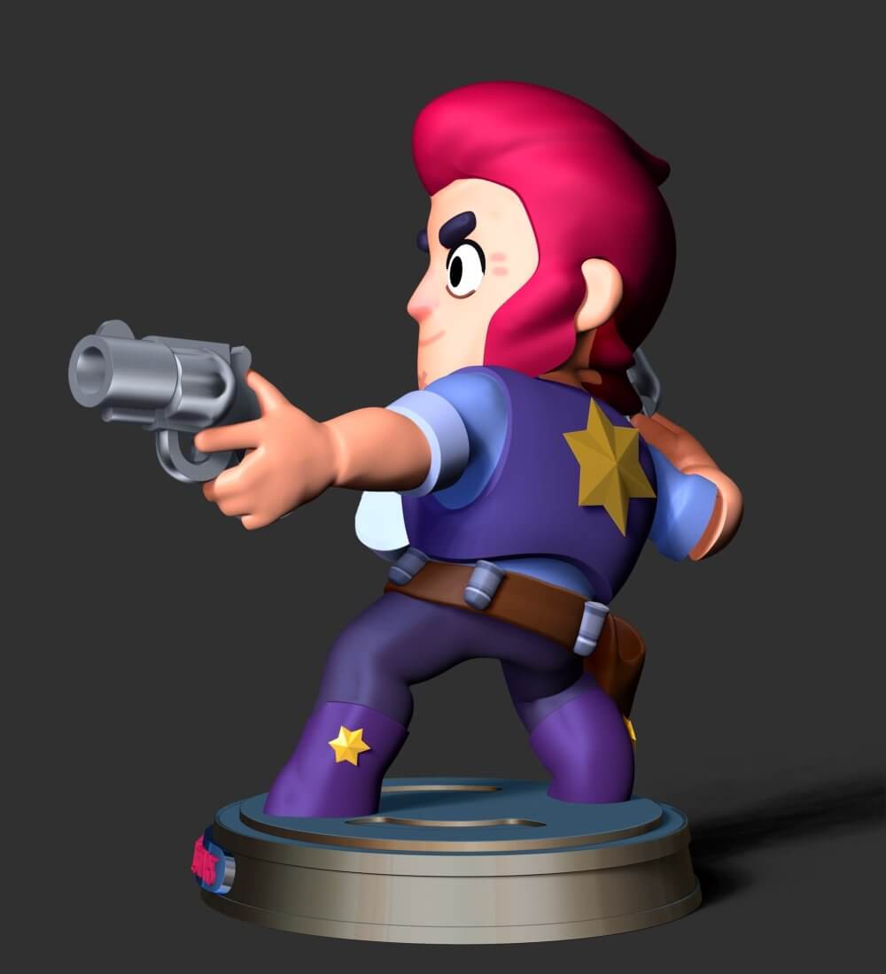 Colt Brawl Stars - 3D Model by Bon Bon Art