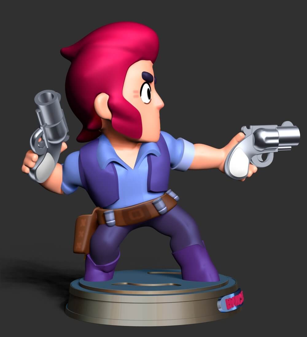 Colt Brawl Stars - 3D Model by Bon Bon Art