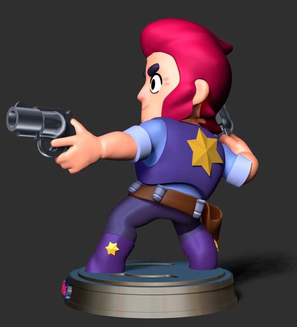 Colt Brawl Stars - 3D Model by Bon Bon Art