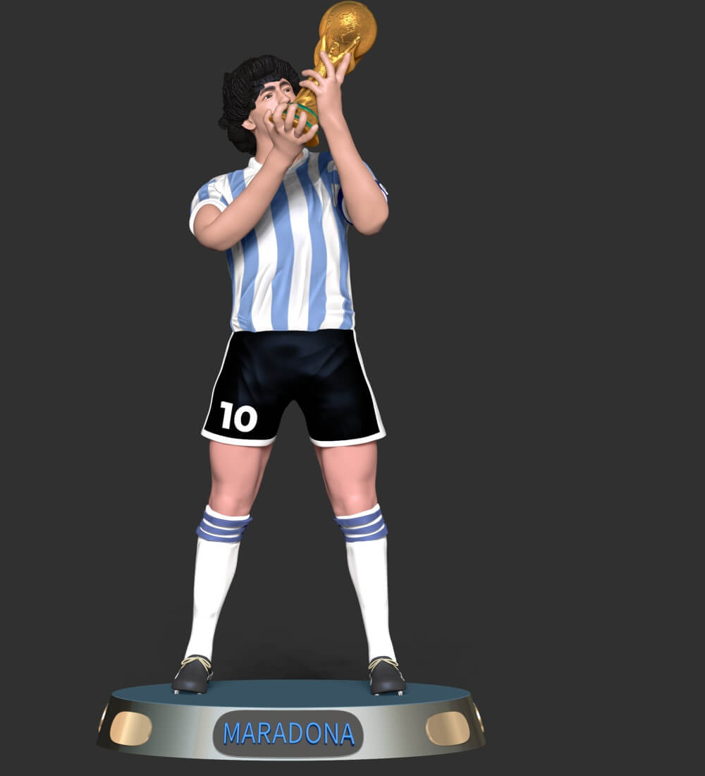 Diego Maradona - 3D Model by Bon Bon Art