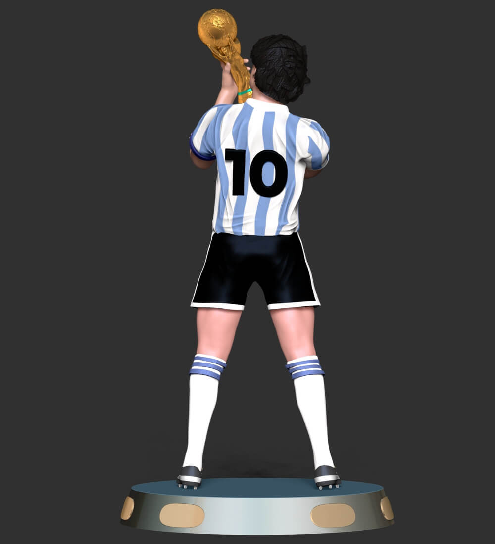 Diego Maradona - 3D Model by Bon Bon Art