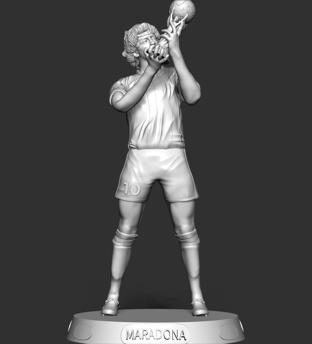 Diego Maradona - 3D Model by Bon Bon Art