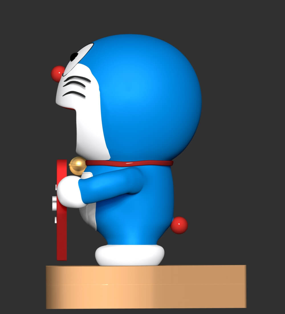 Doraemon - Valentine's Day Free 3D Model by Bon Bon Art
