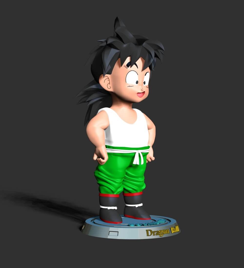 Dragon Ball - Gohan Kid 3D Model by Bon Bon Art
