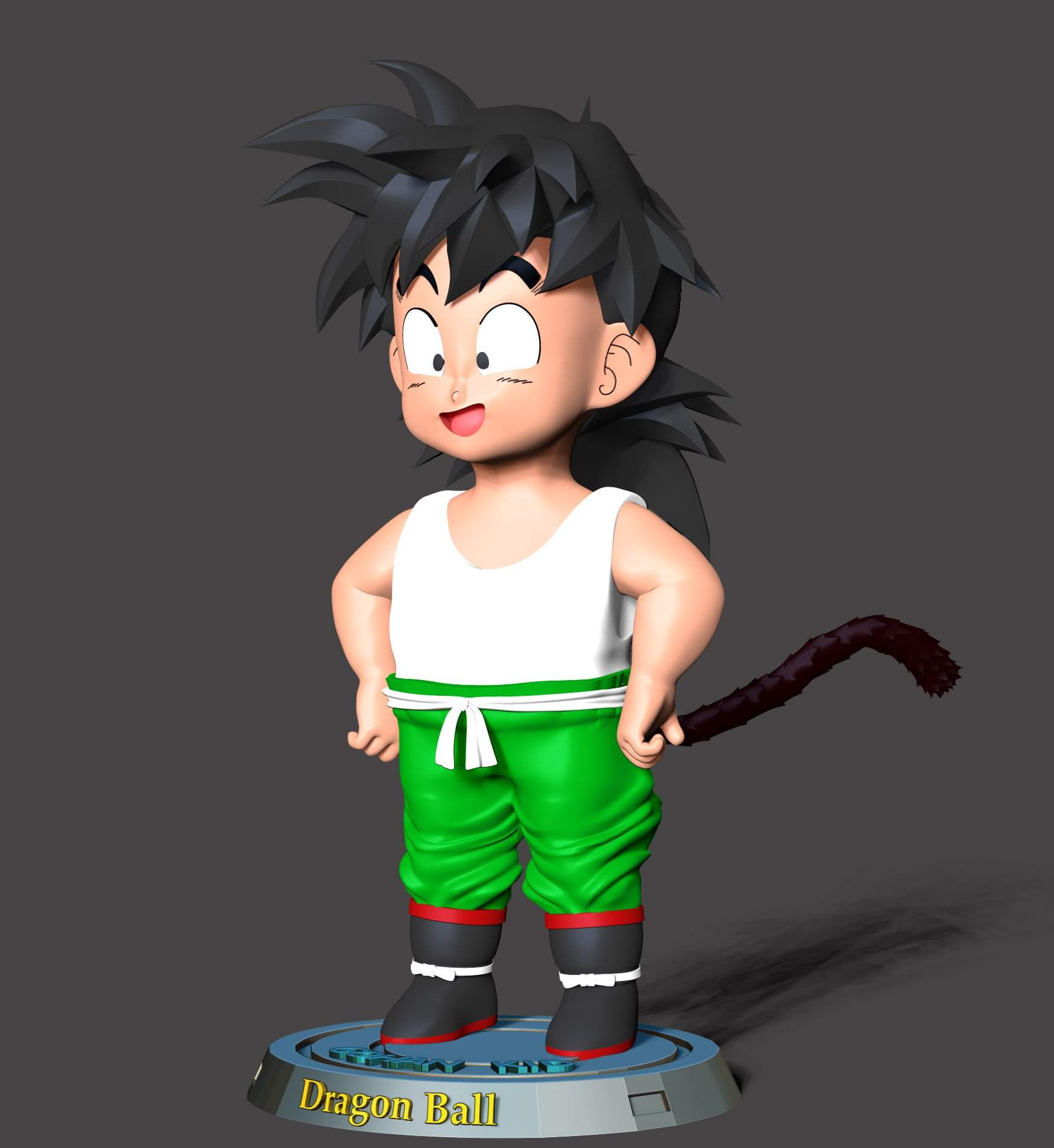 Dragon Ball - Gohan Kid 3D Model by Bon Bon Art