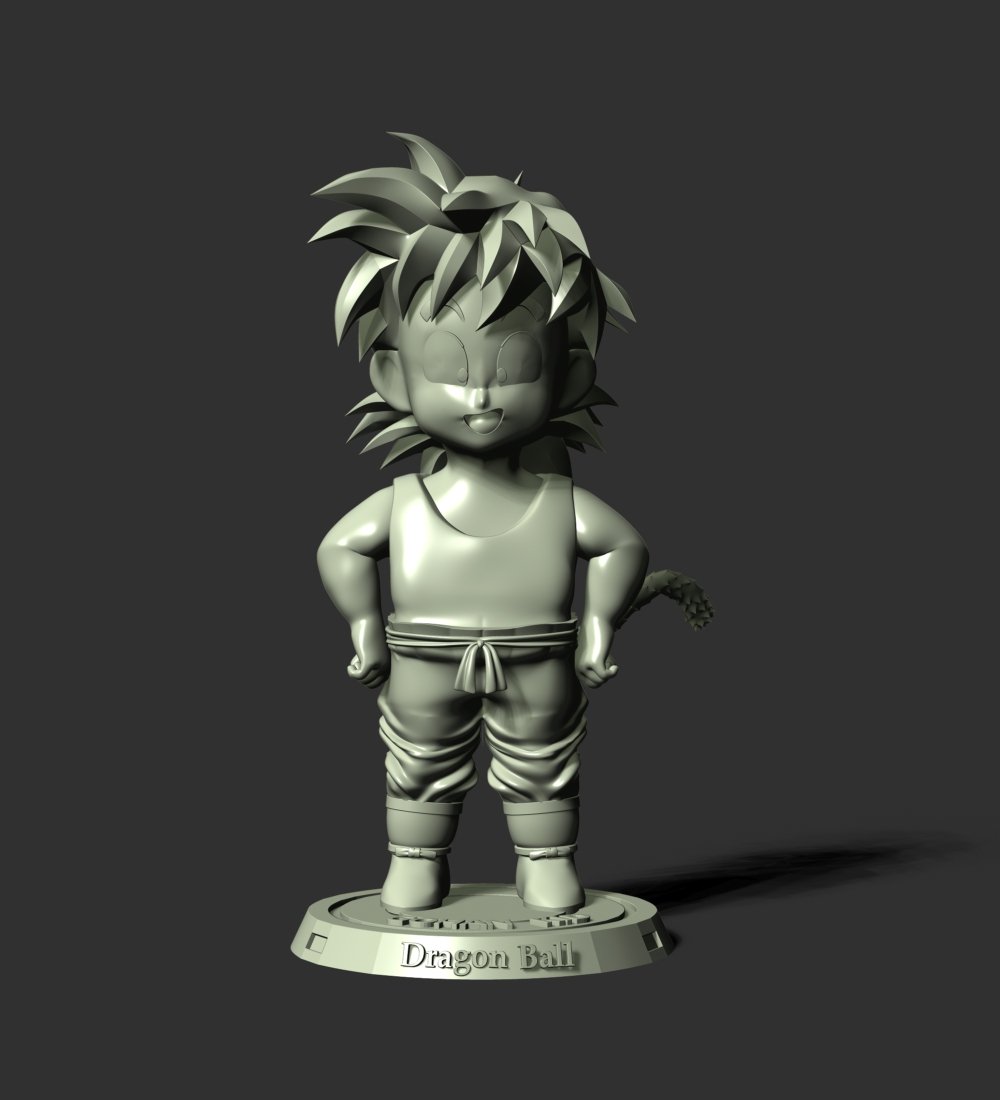 Dragon Ball - Gohan Kid 3D Model by Bon Bon Art