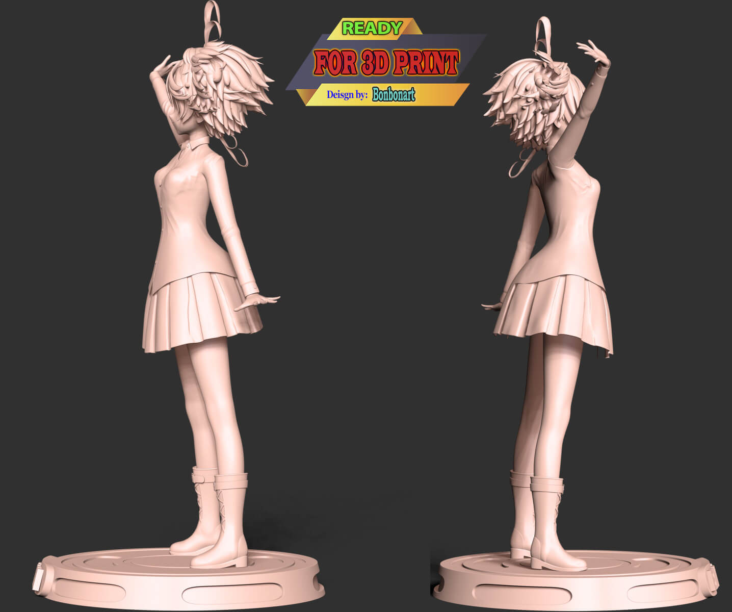 Emma - The Promised Neverland 3D Model by Bon Bon Art