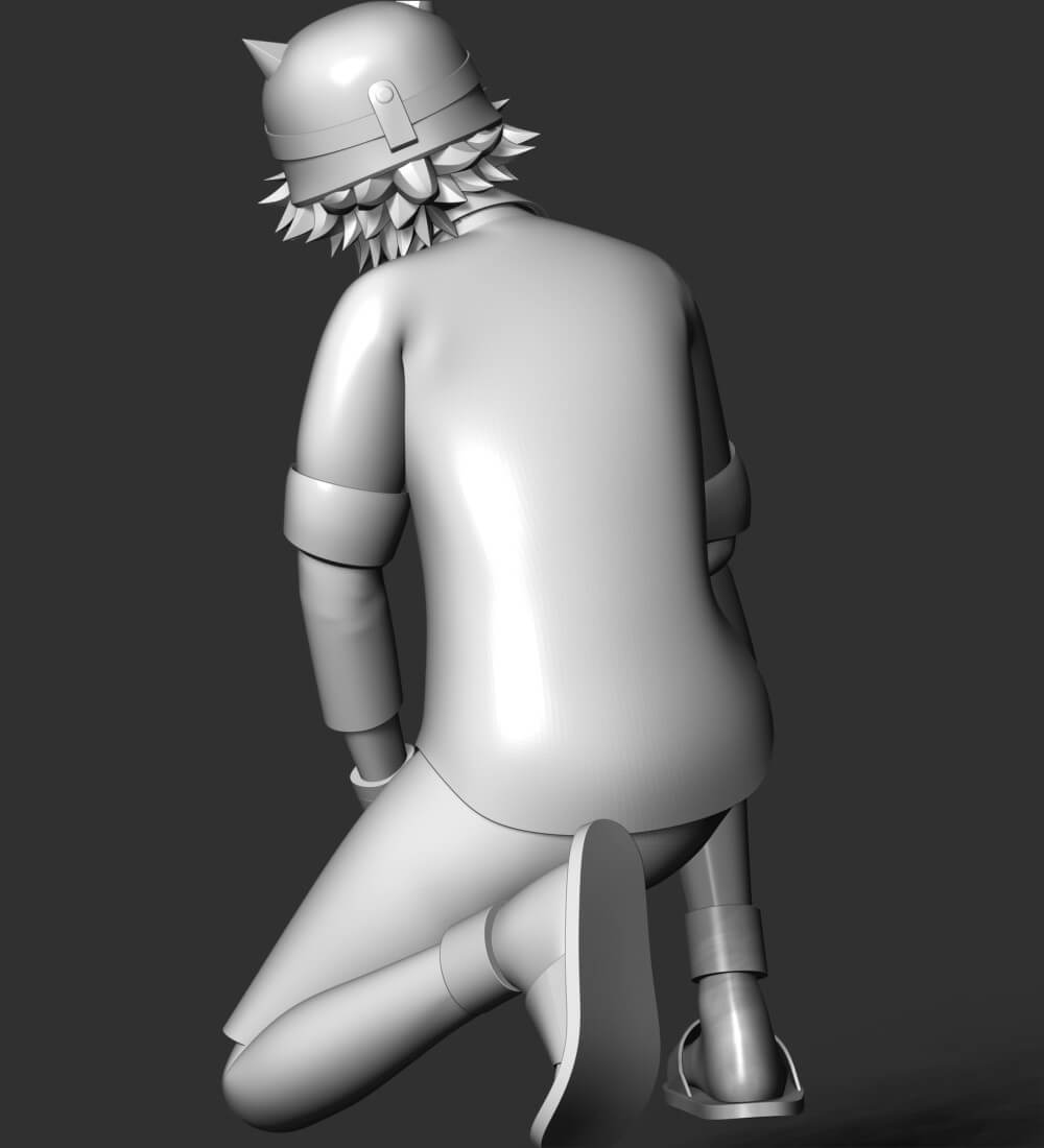 Fujisak - Sket Dan 3D Model by Bon Bon Art