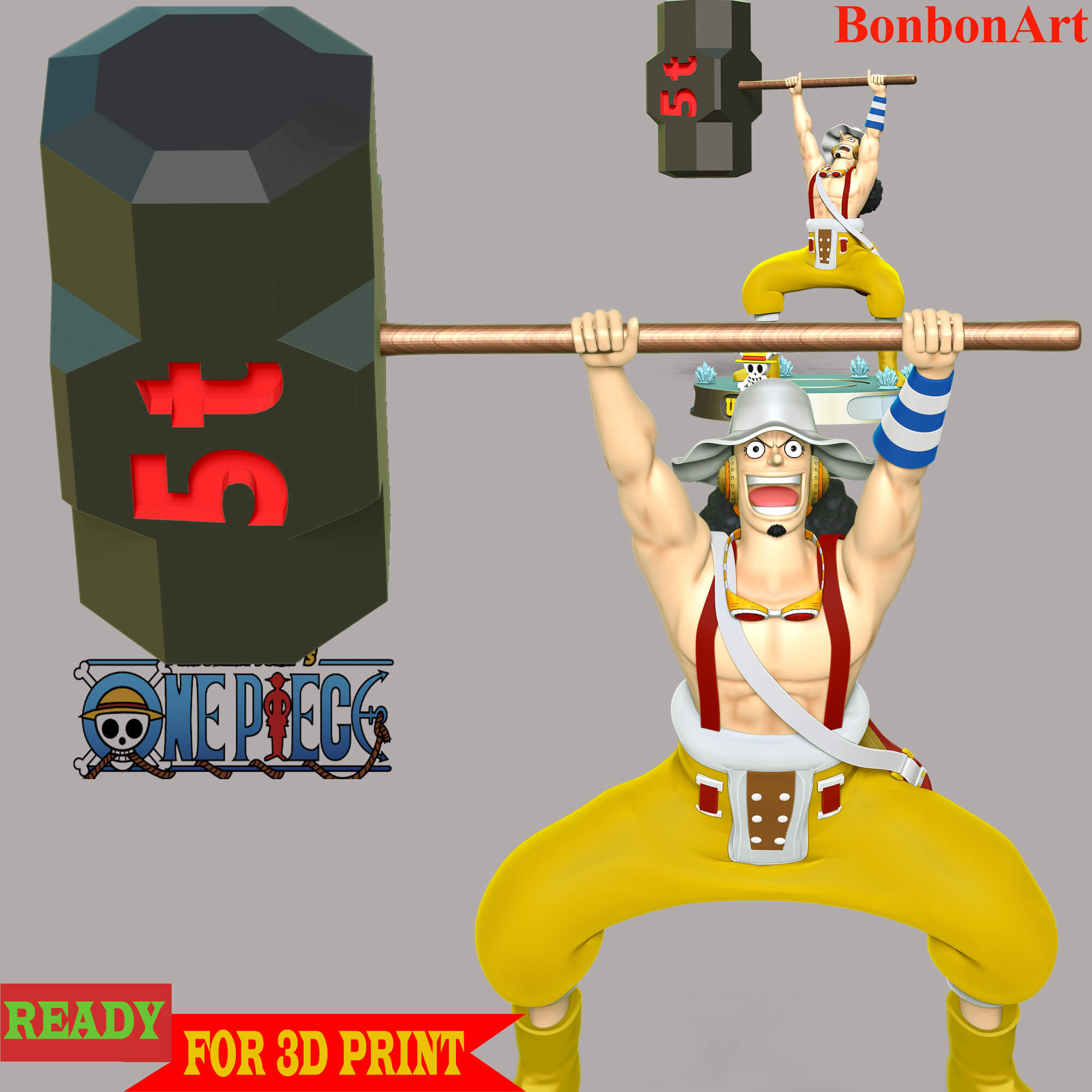God Usopp - One Piece 3D Model by Bon Bon Art