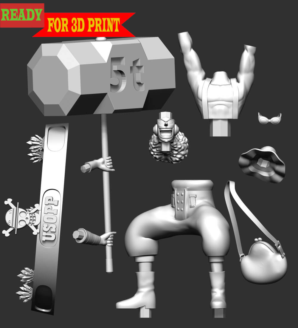 God Usopp - One Piece 3D Model by Bon Bon Art