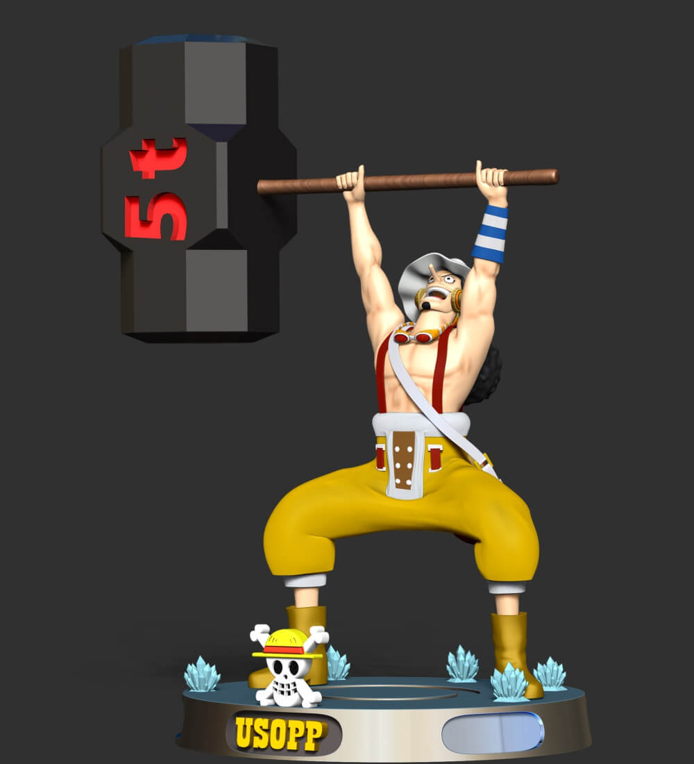 God Usopp - One Piece 3D Model by Bon Bon Art