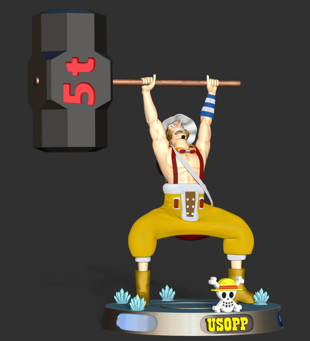 God Usopp - One Piece 3D Model by Bon Bon Art