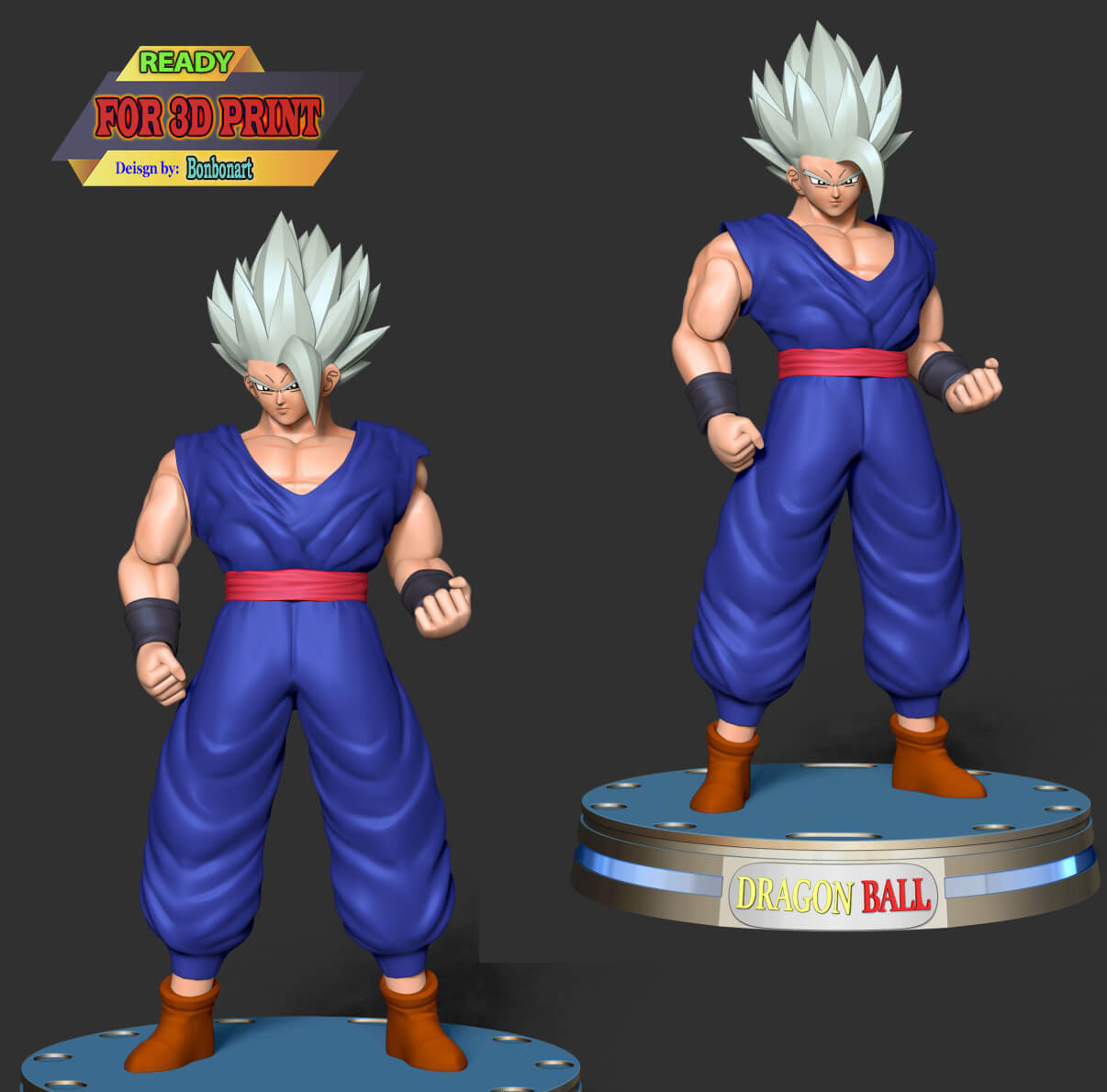 Gohan Beast - Dragon Ball 3D Model by Bon Bon Art