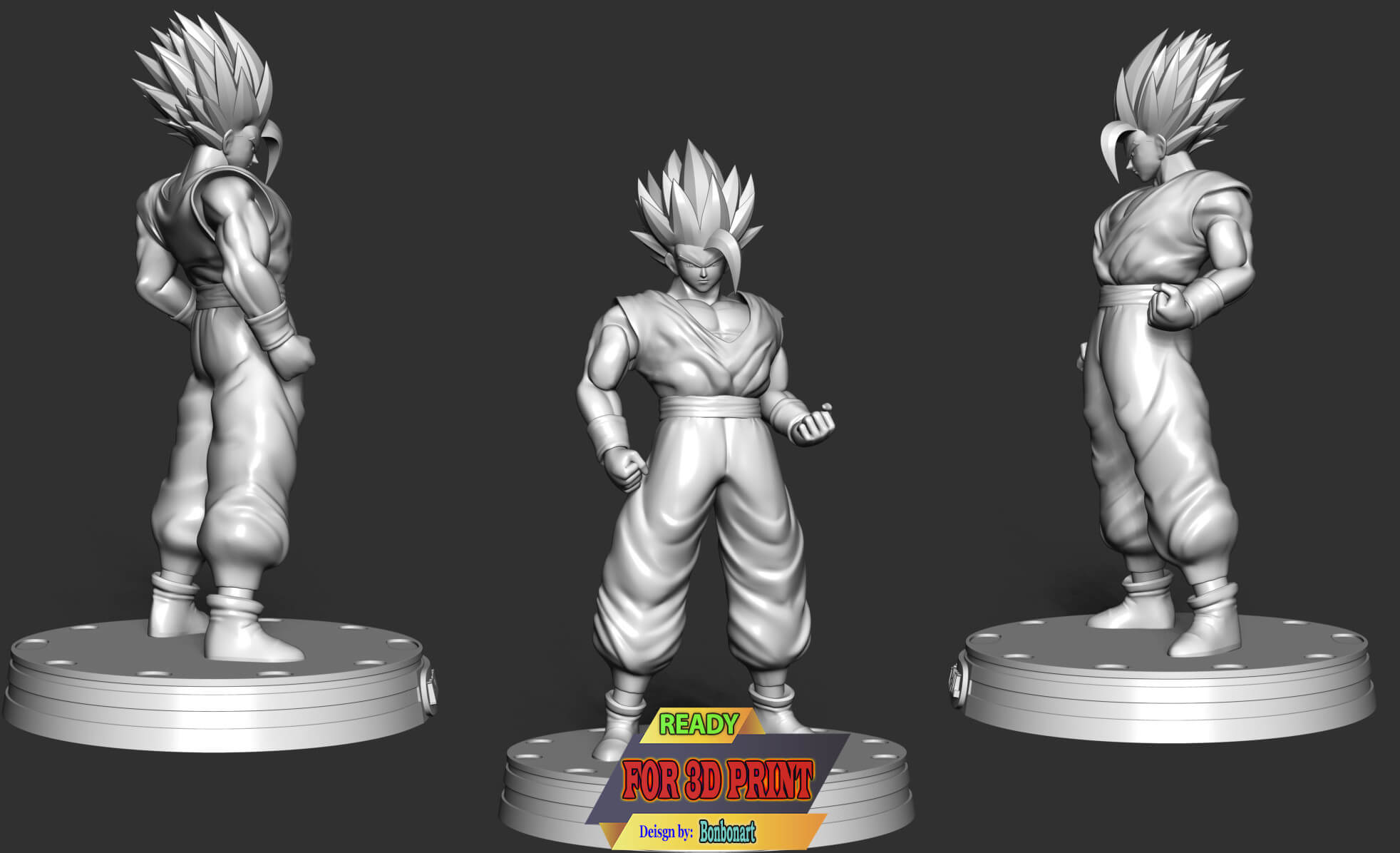 Gohan Beast - Dragon Ball 3D Model by Bon Bon Art