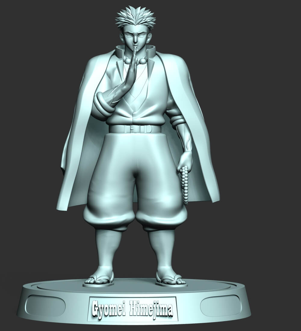Gyomei Himejima - Demon Slayer 3D Model by Bon Bon Art
