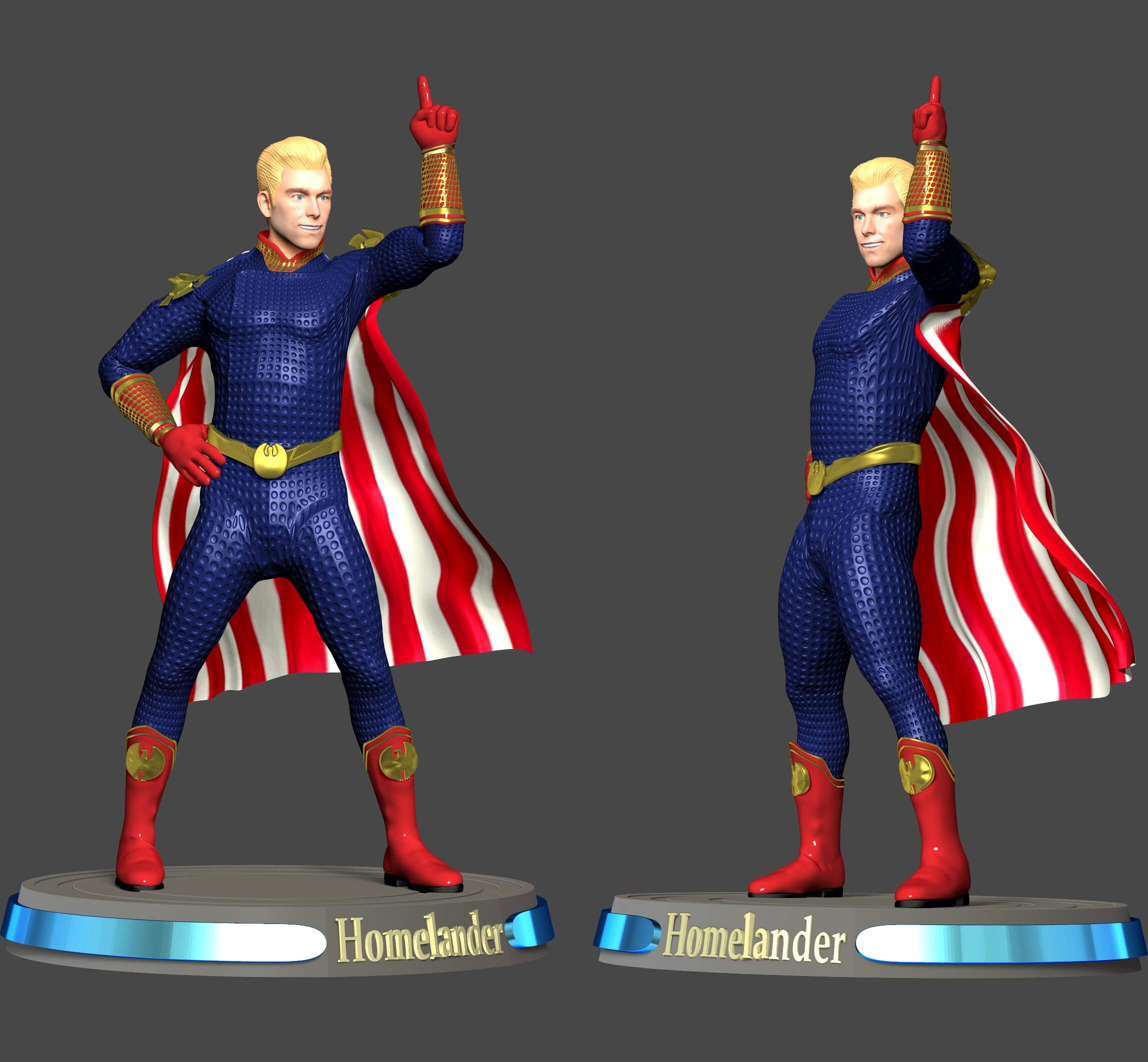 Homelander - The Boys 3D Model by Bon Bon Art
