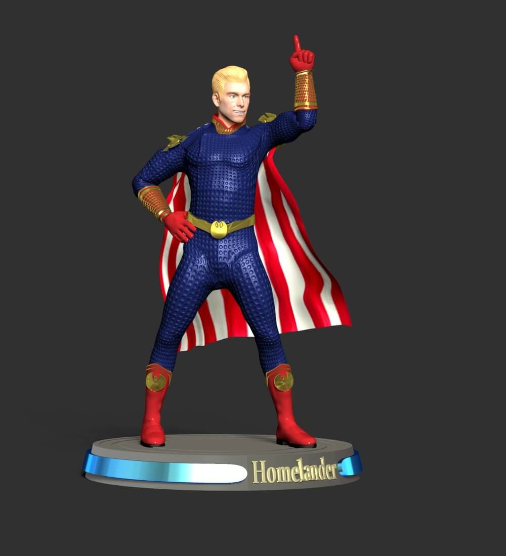 Homelander - The Boys 3D Model by Bon Bon Art