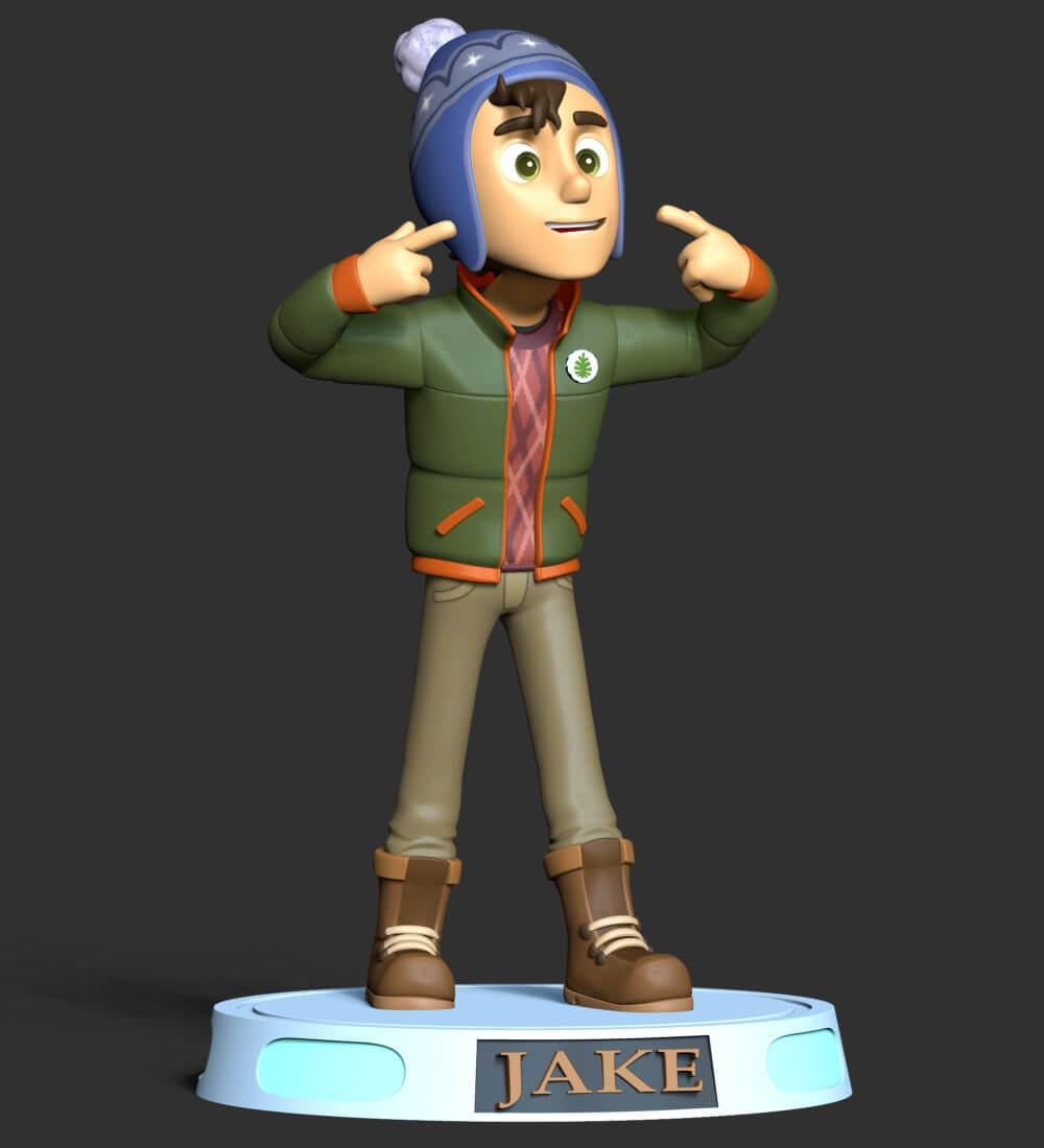 Jake - PAW Patrol 3D Model by Bon Bon Art