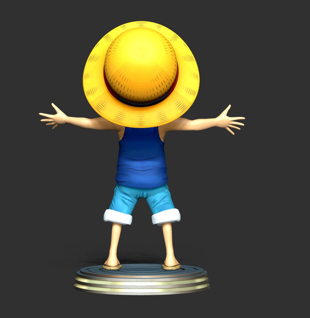 Kid Luffy - One Piece 3D Model by Bon Bon Art