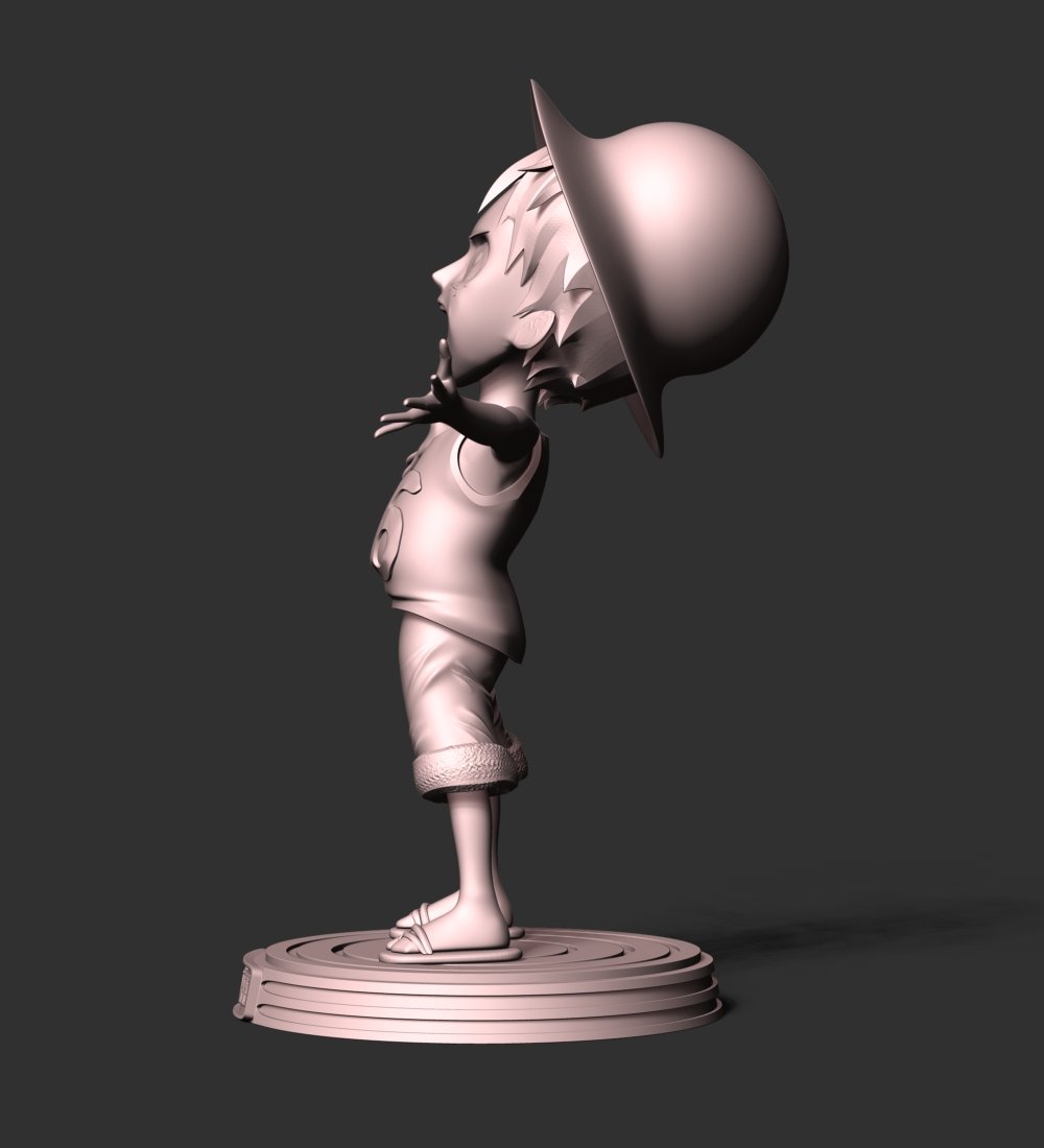 Kid Luffy - One Piece 3D Model by Bon Bon Art