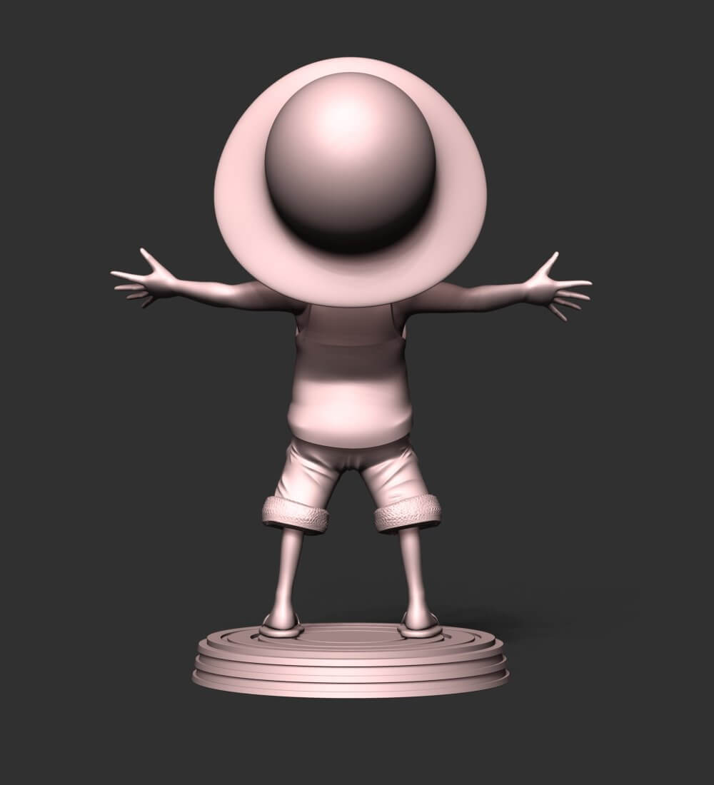 Kid Luffy - One Piece 3D Model by Bon Bon Art