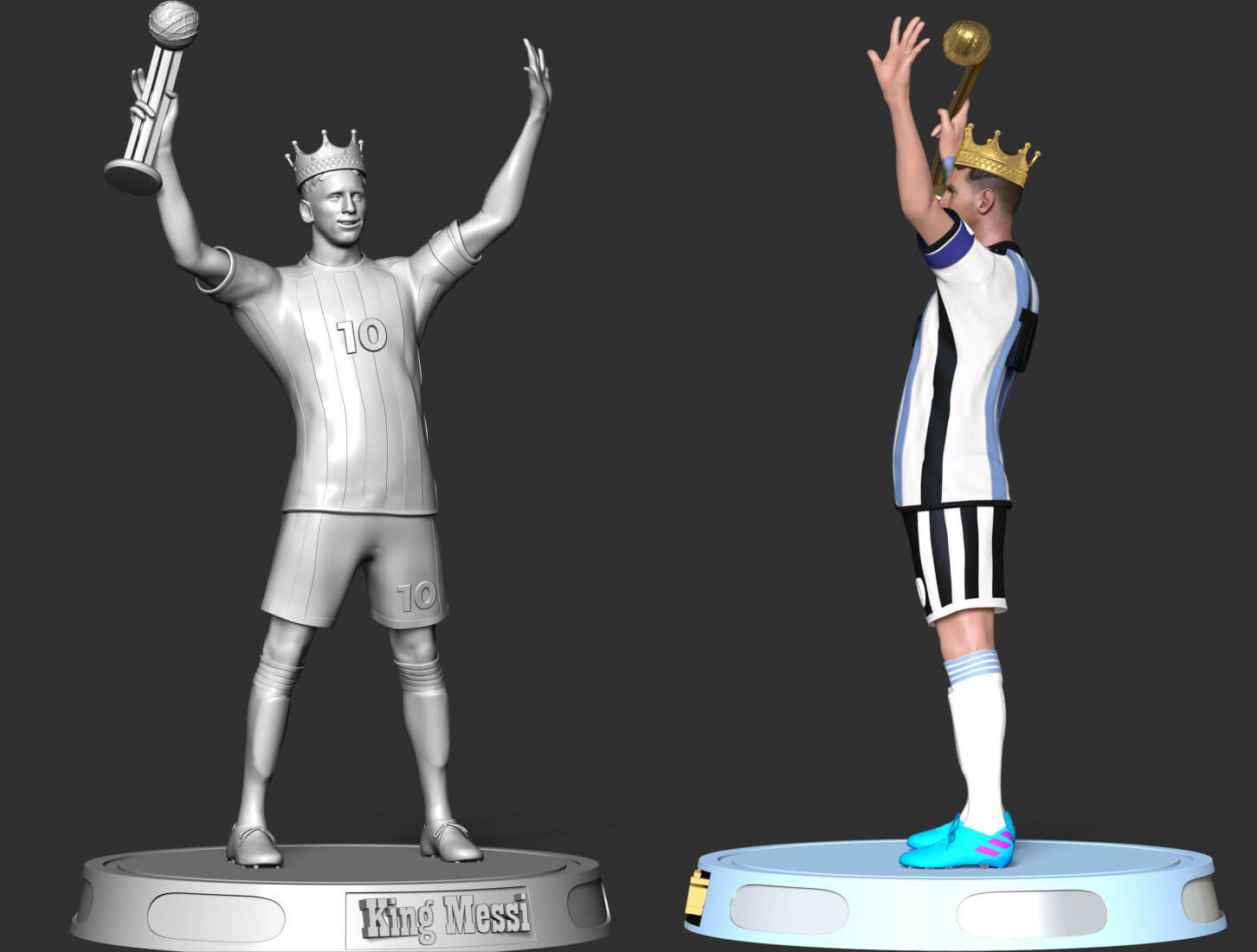 Lionel Messi - 3D Model by Bon Bon Art