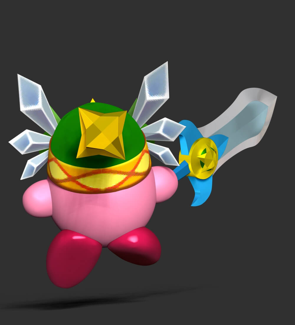Kirby - 3D Model by Bon Bon Art