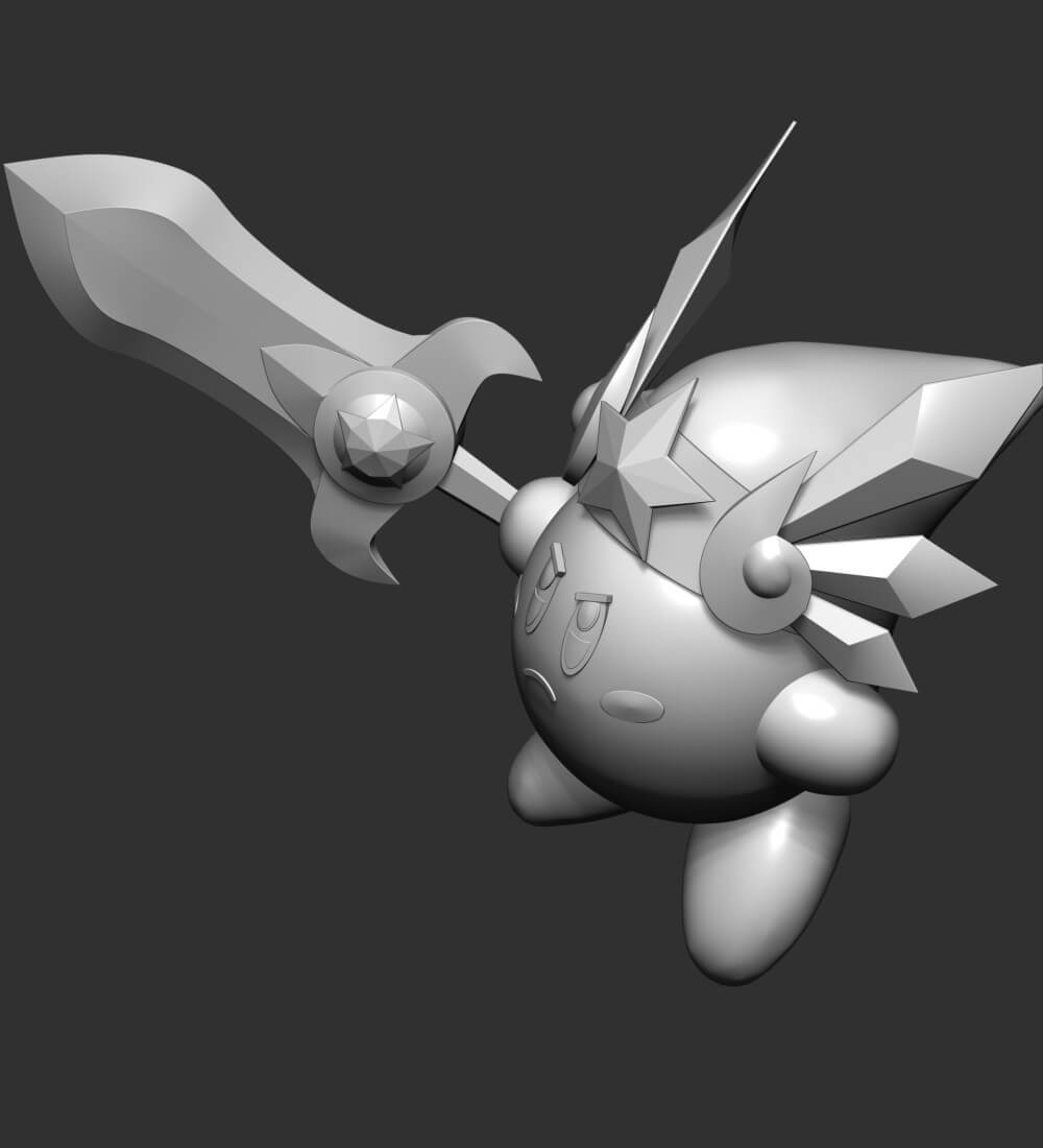 Kirby - 3D Model by Bon Bon Art