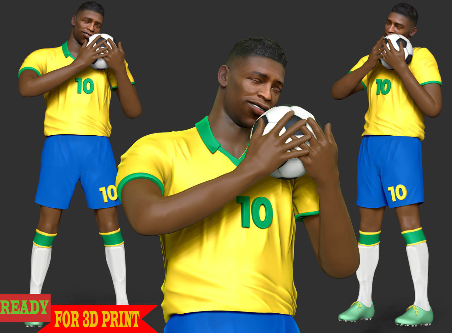 Legend Pele - 3D Print Model by Bon Bon Art